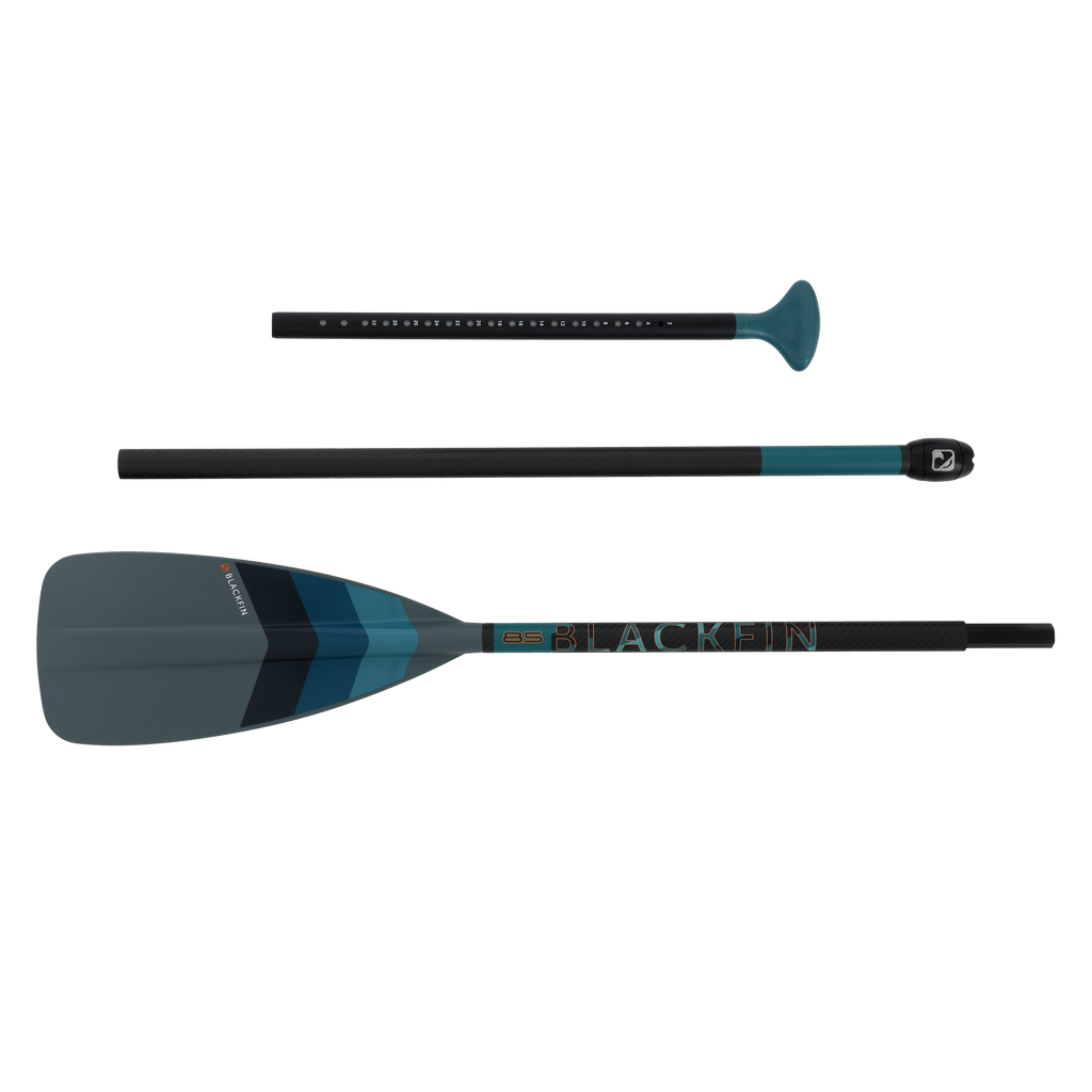 BLACKFIN 3-Piece Hexa-Edge Carbon Paddle-iROCKER US